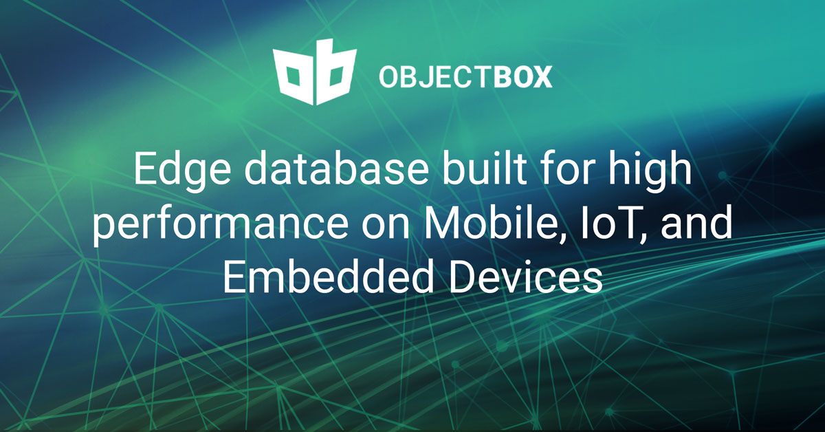 Fast Edge Database For Offline First Mobile And Iot Apps